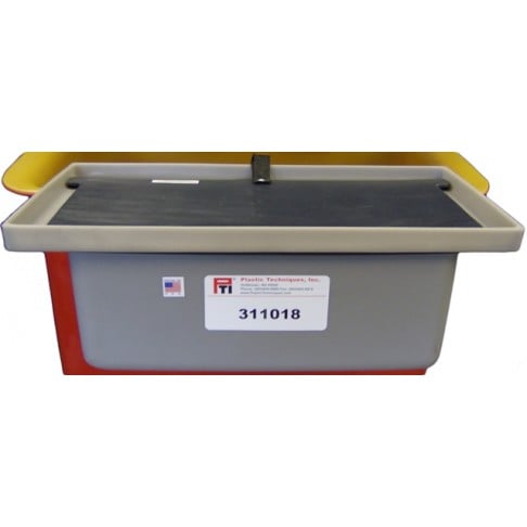 311018 Tool Tray, 19 x 8 x 8" with Slide and Drop Cover, Outside Mount ...