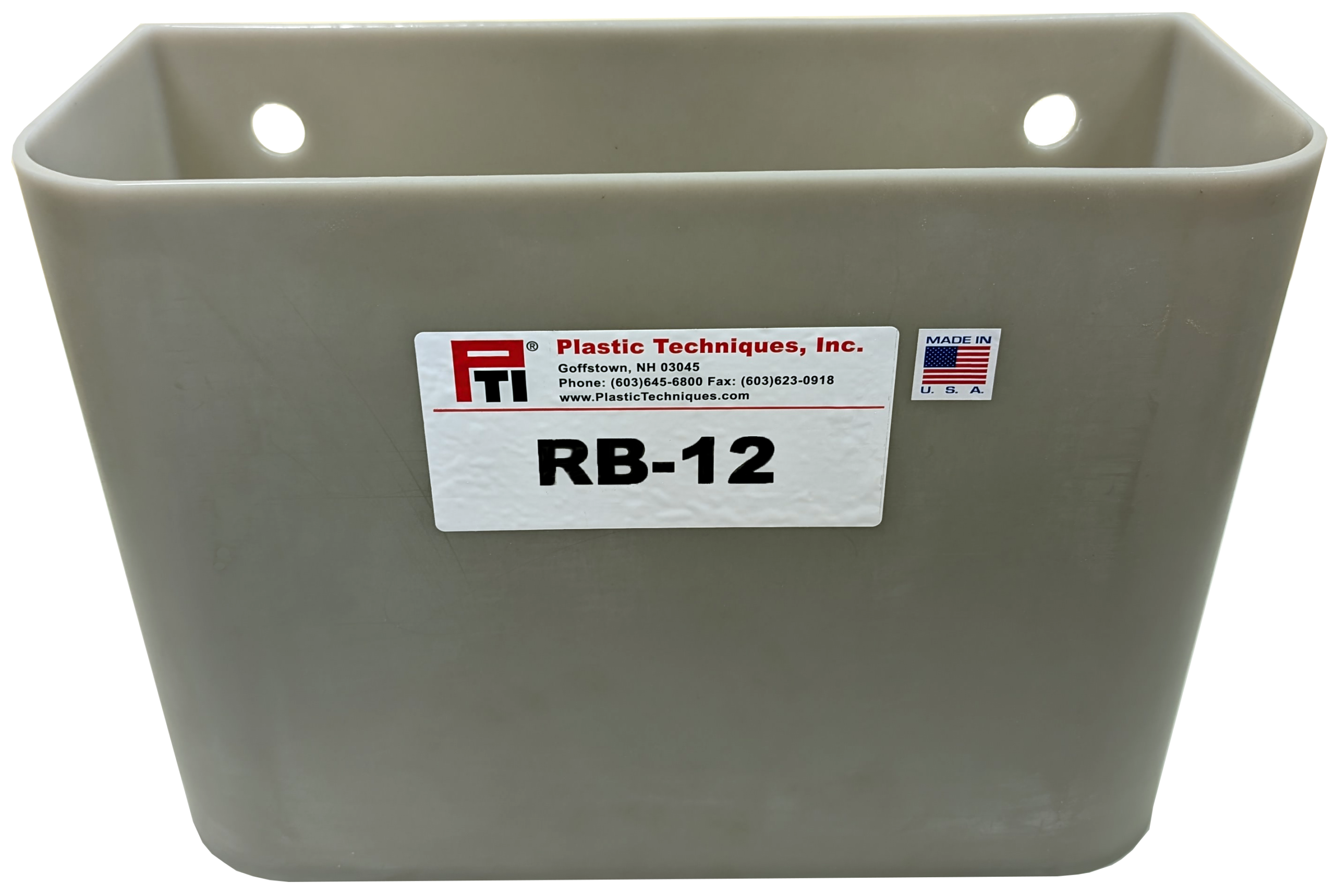 RB-12 12" Rigid Nose Bag - Plastic Techniques, Inc.